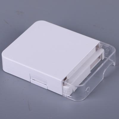 China FTTH FTTO FTTB Fiber Optic Terminal Box with ABS+PC Material and SC Duplex Adapter for Indoor IP55 Applications for sale