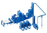 China 1000kg/H Waste Fiber Cloth Airlaid Nonwoven Machine for sale