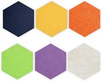 China 1220x2420mm PET Acoustic Panel , E1 Hexagon Sound Absorbing Panels for sale