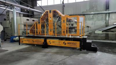 China Evenly Feeding Double Doffer 800kg/H Nonwoven Polyester Carding Machine 80m/Min for sale