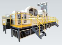 China 800kg/h New design Double cylinder double doffer Nonwoven carding machine for wool for sale