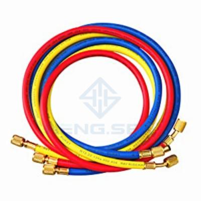 China refrigerant gas R12 R134 R410 R32 charging hose 800 Psi High Quality OEM ODM  72