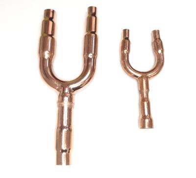 China Top Quality  VRV VRF Air Conditioner Refnety Branch Pipe Copper Y Joint with Insolation  Cover For Midea FGZHN-04 for sale