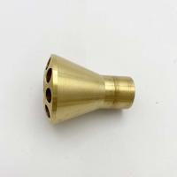 China 9 Holes Forged Brass Pipe Fittings Refrigeration Distributor Male Connection for sale