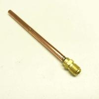 China Copper access valve 1/4 sea with 100mm length tubing for sale