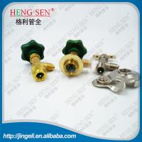 China OEM Refrigeration Can Tap Valve , Welding Type Copper AC Refrigerant Tap for sale