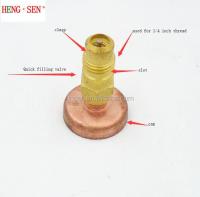 China Multipurpose Stable Gas Filling Valve , Hydraulic Refrigerant Fill Valve for sale