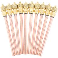 China Refrigeration Access HVAC Valve 19G 1/4OD Copper Material Manual Power for sale