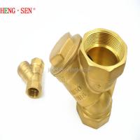 China OBM Pneumatic Brass Y Strainer Filter , Wear Resistant Copper Y Strainer for sale
