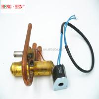 China Brass 4 Way 1P-2P HVAC Valve Gas Media With Coil Solenoid 220V for sale