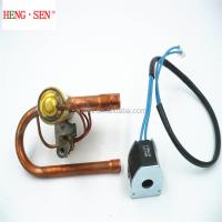 China Brass 4 Way 1P-2P HVAC Valve Gas Media With Coil Solenoid 220V for sale