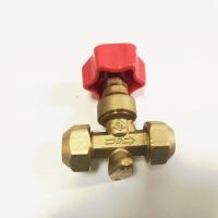 China Cold Storage Gas Media SAE 3/8 HVAC Valve , Diaphragm Refrigeration Hand Valve for sale