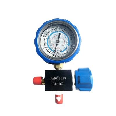 China Brass Oil Pressure Manifold Gauge Set Multipurpose For R404/R22/R134A/R410 for sale
