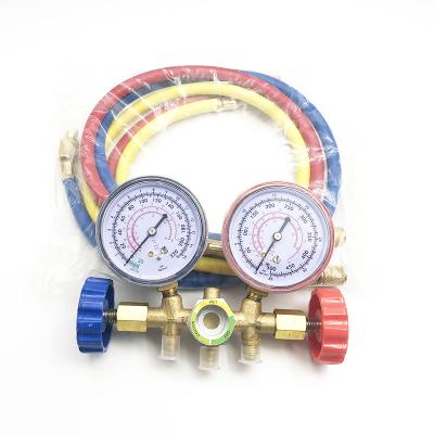 China Electric R22 R134A Manifold Gauge Set CT-536C For Air Conditioner for sale