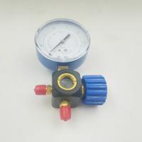 China Plastic Refrigeration Single Manifold Gauge , Sight Glass R22 Manifold Gauges for sale