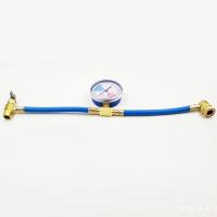 China household Electric Manifold Gauge Set , R134a R134 Brass AC Refrigerant Tap for sale