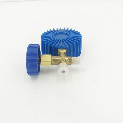 China R134a R12 R22 Single Manifold Gauge Multipurpose With Brass Valve for sale