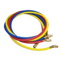 China HVAC Rubber Manifold Gauge Set , R12 R22 R502 36inch Charging Hose Set for sale