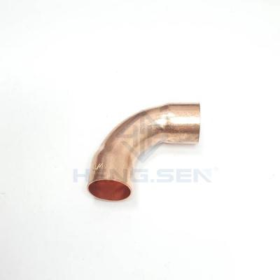 China 3/4 Copper 90 degree elbow-long radius Fitting Refrigeration Copper for sale