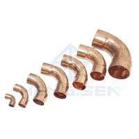 China 3/4 Copper 90 degree elbow-long radius Fitting Refrigeration Copper for sale