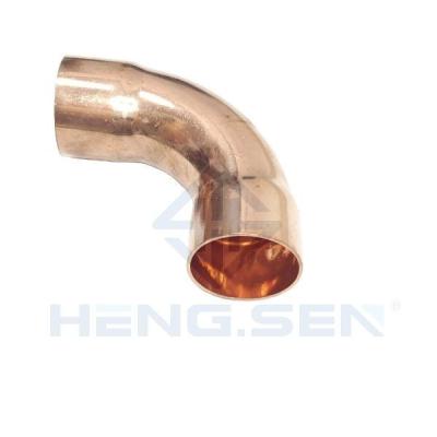 China 1.3/8 Copper long radius 90 degree elbow OEM for sale