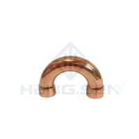 China 1/4 Copper Pipe Fitting 180 degree for condenser unit for sale