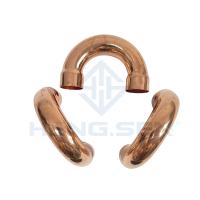 China 1.3/8 180 Degree Refrigeration Pipe Fittings Elbow Welding Connection Practical for sale