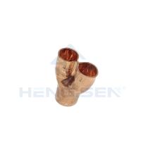China 31<32x24 OEM Forged Copper Y Pipe , Antiwear Y Tee Copper Pipe Fitting for sale