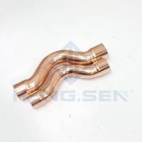 China Practical 3/8 Refrigeration Pipe Fittings Copper S Trap Double Washed for sale