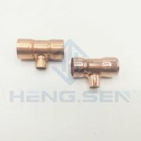 China Plumb Copper Refrigeration Pipe Fittings Connector 8x6.35x8mm for sale