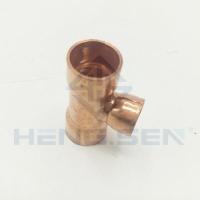 China Plumb Copper Refrigeration Pipe Fittings Connector 8x6.35x8mm for sale