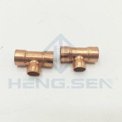 China Plumb Copper Refrigeration Pipe Fittings Connector 8x6.35x8mm for sale