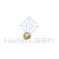 China OEM Forged Brass Pipe Fittings Flare Nut 1/4 Inch Multi Scene for sale