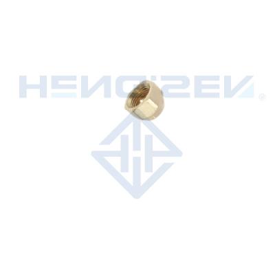 China OEM Forged Brass Pipe Fittings Flare Nut 1/4 Inch Multi Scene for sale