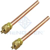 China 15G/20G/25G Refrigeration Copper Filter Drier , ROHS Copper Drier Filter With Valve for sale