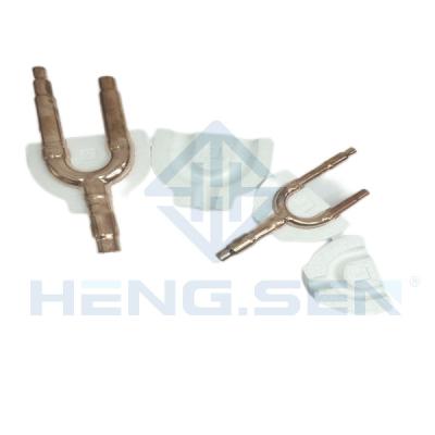 China ROHS QDZHN-01 Refrigeration Pipe Fittings Y Joint With Insulation Cover for sale