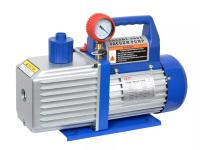 China VP2100 12CFM 1HP Air Vacuum Pump Two Stage With Gauge Solenoid Valve for sale