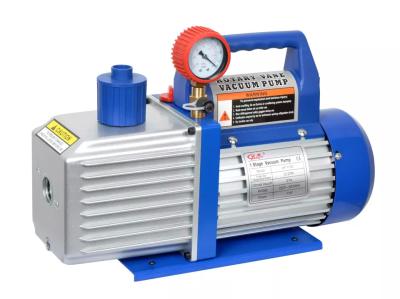 China VP2100 12CFM 1HP Air Vacuum Pump Two Stage With Gauge Solenoid Valve for sale