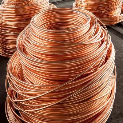 China Antiwear Practical Copper Tubing For Aircon , Multipurpose Copper Refrigerator Coil for sale
