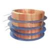 China Round Pancake Aircon Copper Tube , 5/16x0.51x15mm Copper Line For Air Conditioner for sale