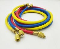 China Forged Air Conditioning Manifold Gauge Set Charging Hose Welding Connection for sale