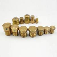China Equal Brass Fusible Plug Fitting Tube Adapter Eutectic Alloy Hex Parts For Refrigeration Air Conditioner for sale