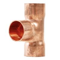 China Forged Round Heat Copper Pipe Fittings Reducing Tee HVAC System for sale