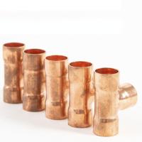 China Forged Round Heat Copper Pipe Fittings Reducing Tee HVAC System for sale