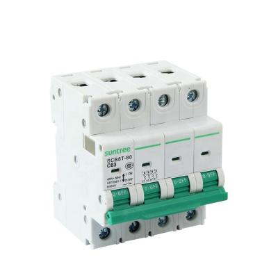 China MCB 32A Suntree 4 Pole TUV AC Circuit Breakers for sale