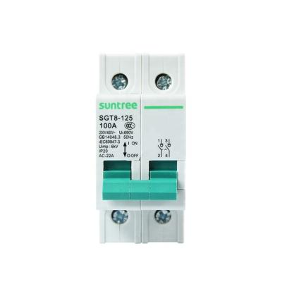 China Single Phase TUV AC CE 2 Pole MCB Circuit Breakers for sale