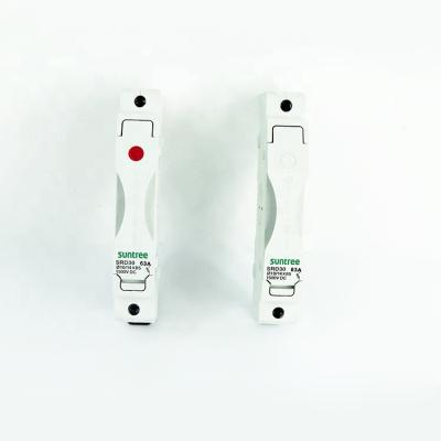 China Round IEC 1P 1500V 32a Solar DC Fuse Holder for sale