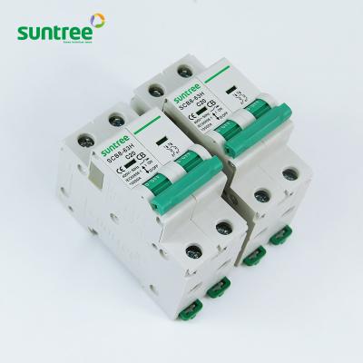 China SCB8-63H Tender 1Pole 10kA MCB Circuit Breakers for sale