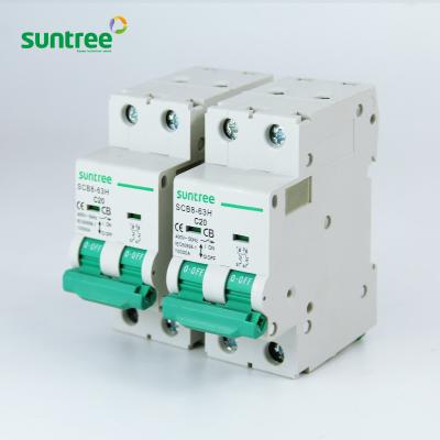 China IP40 Housing 4P 10kA 230V AC MCB Circuit Breakers for sale