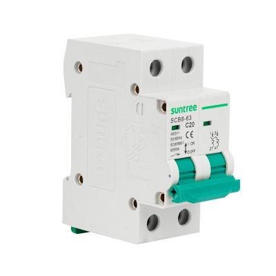 China 6kA 32A 63A AC IEC60898 Miniature Circuit Breaker Mcb for sale
